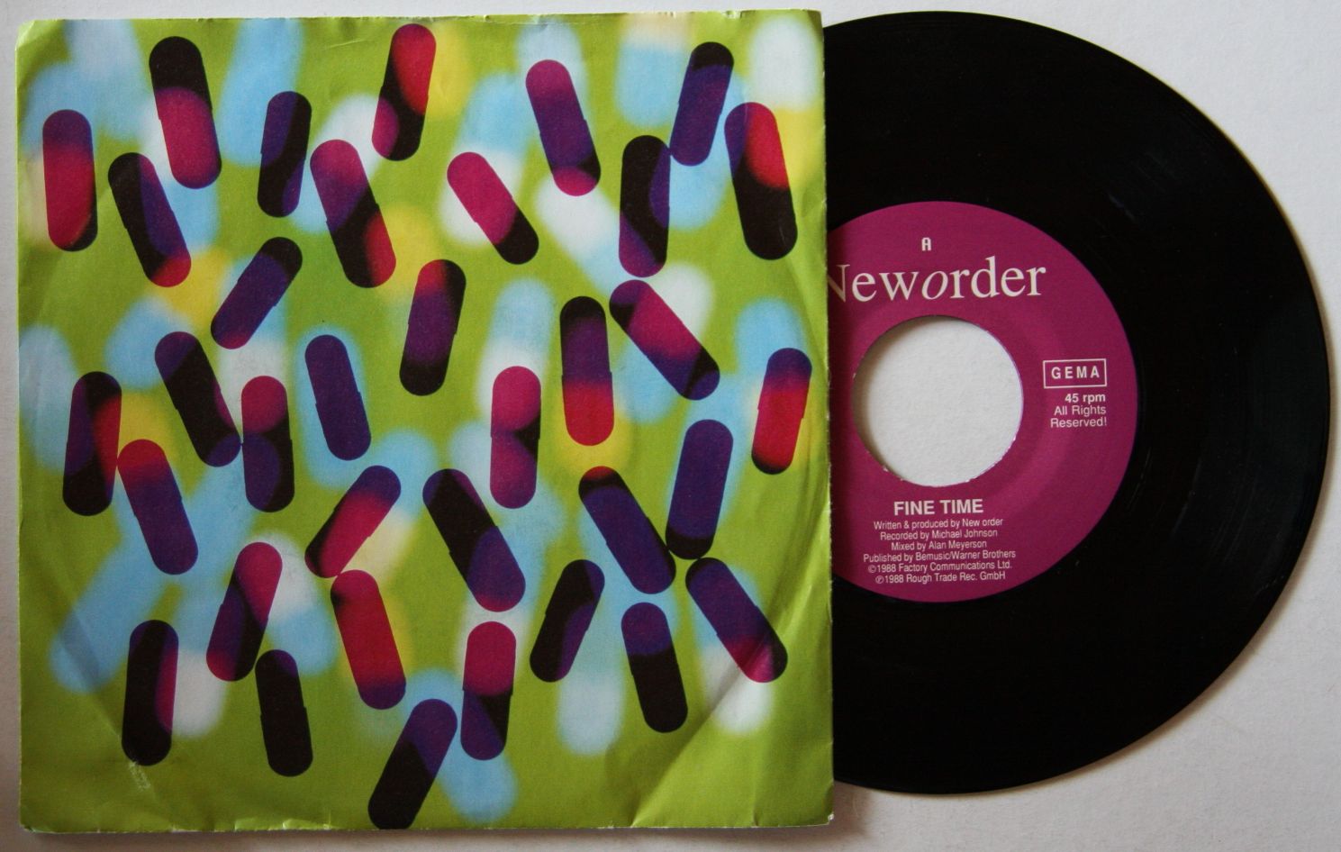 New Order Fine Time Records, LPs, Vinyl and CDs - MusicStack